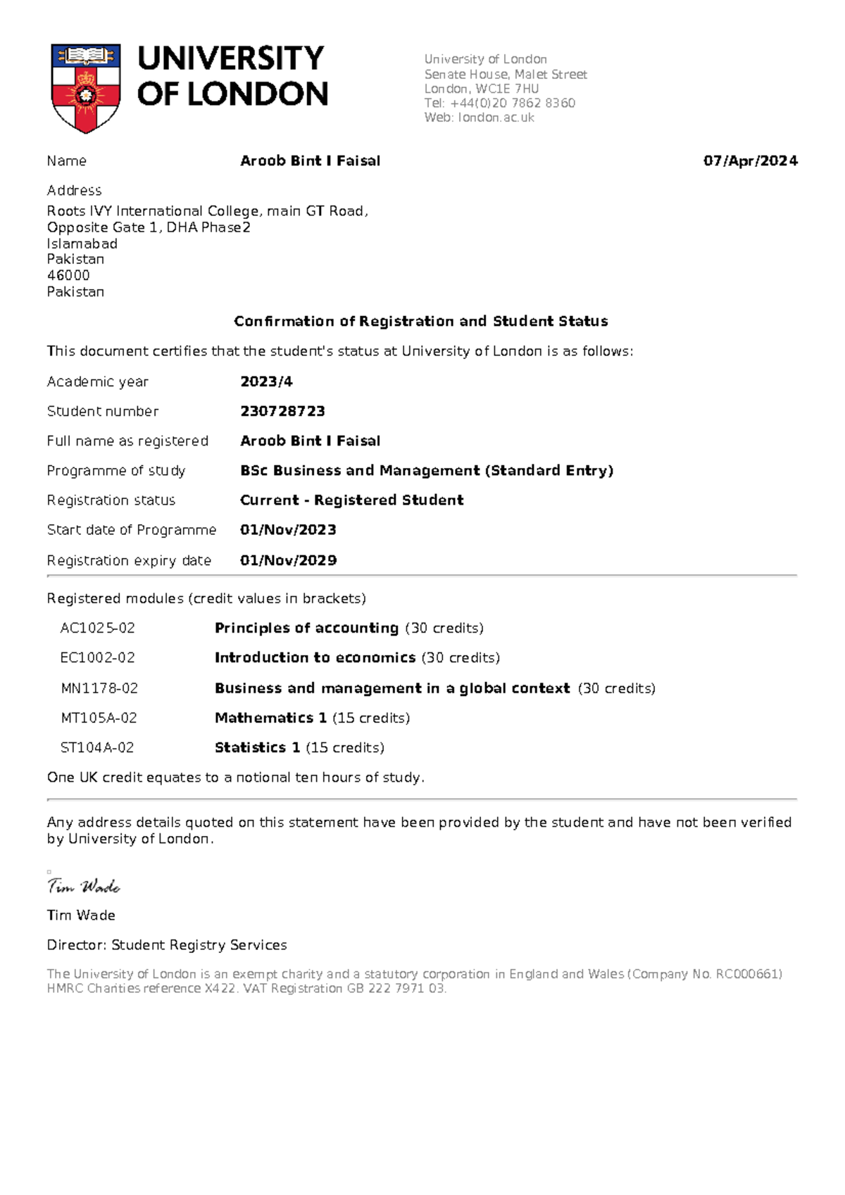 CONF 230728723 2023 - 07/Apr/ University of London Senate House, Malet ...