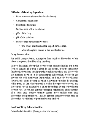 Tod 5 - SUMMARY OF DRUG DISCOVERY - BIOTECHNOLOGY AND DRUG DISCOVERY A ...