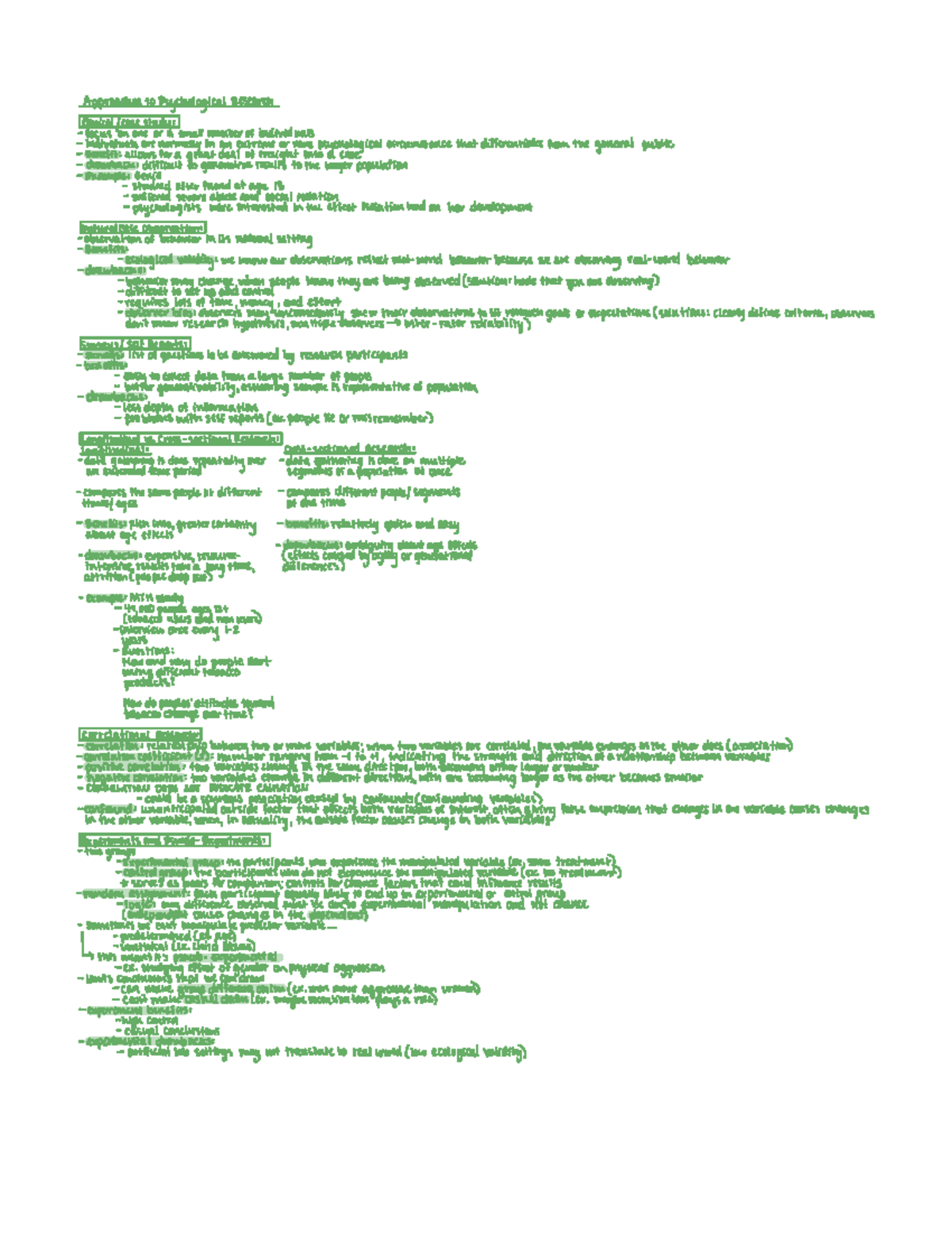 Module 4 Research Methods and How to Read an Article - pp roaches to ...