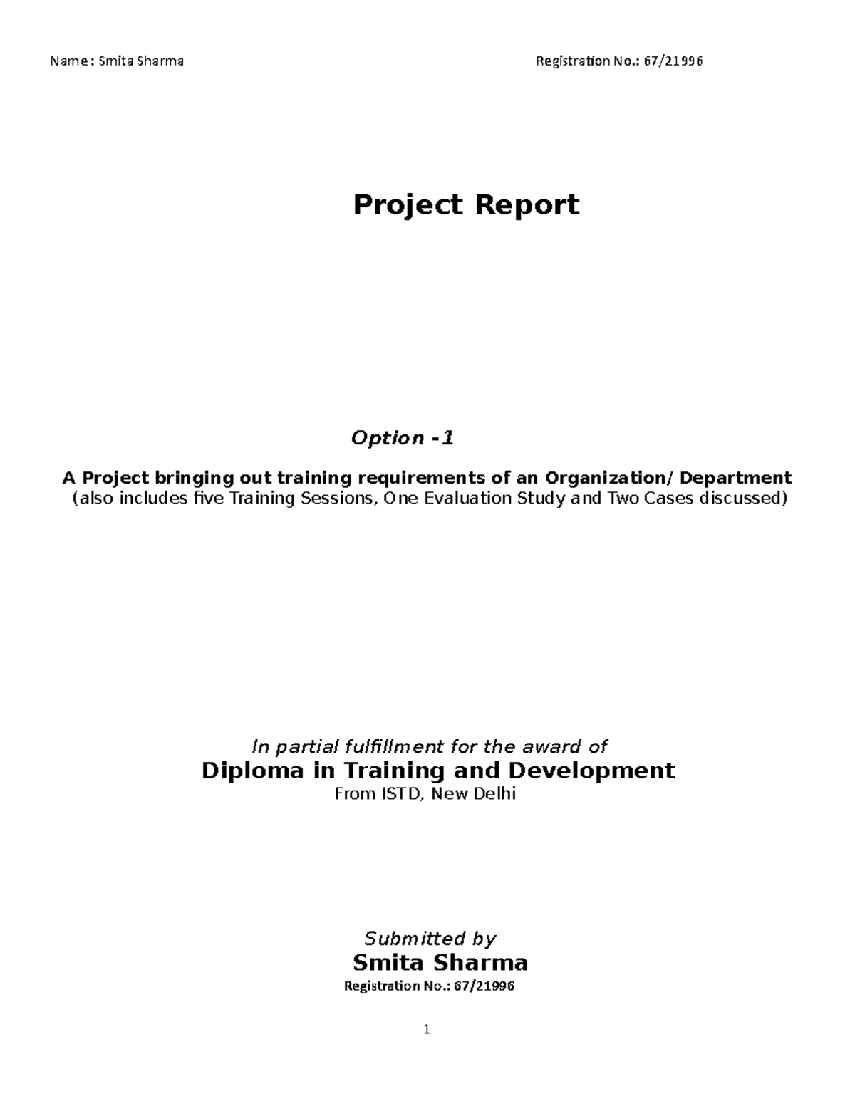 370497551 Project Report ISTD - Project Report Option - A Project ...