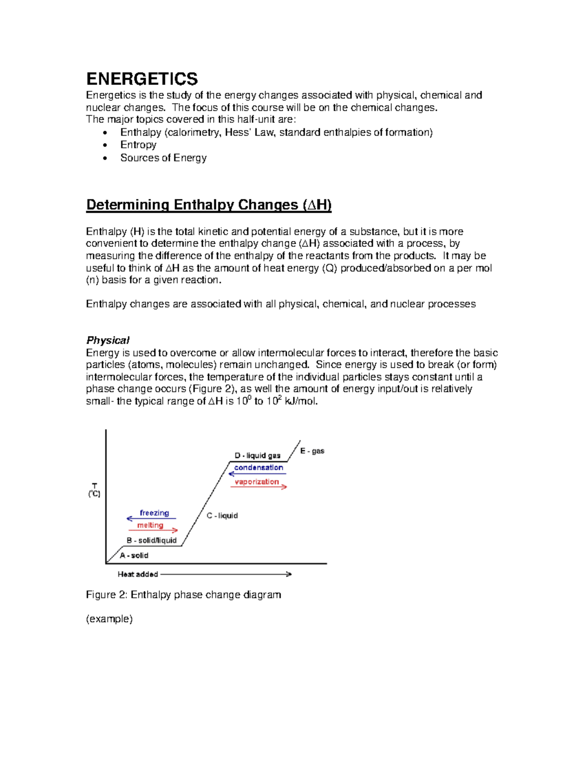 Energetics note - Studocu