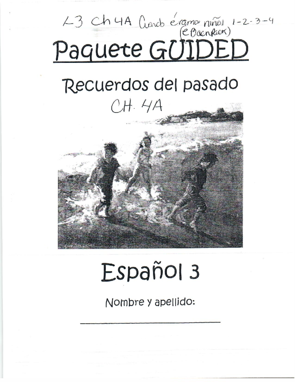 Emily Frucchione - L3 Ch 4A Wkbk PKT Cuándo éramos niños 2022 ...