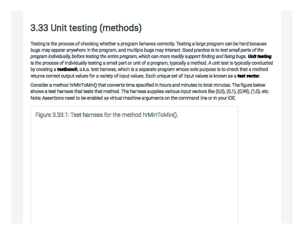 IT 145 Assignment 3.32 Unit Testing (Methods) - IT145 - Studocu