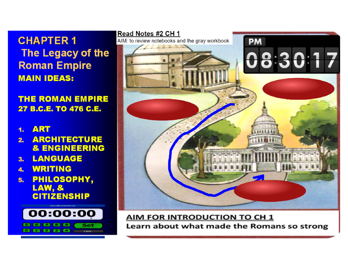 CH 1 ROME 2019 student Day 2 - history - Studocu