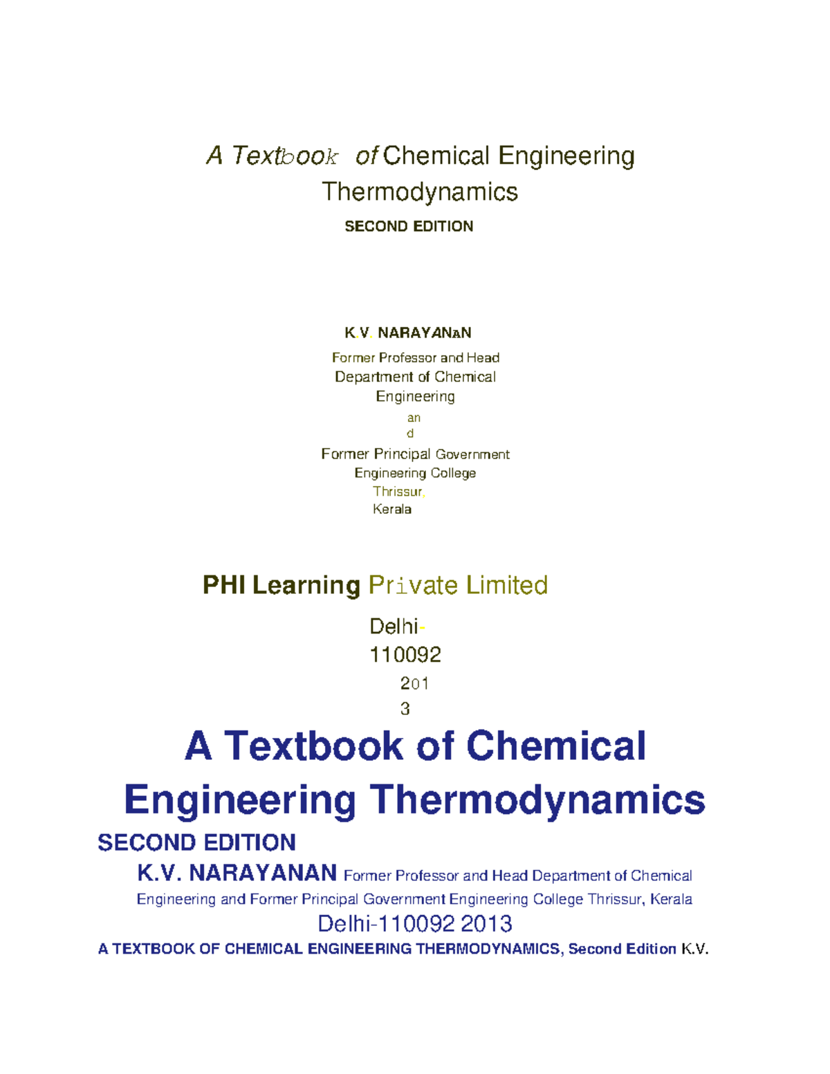 K V Narayan-converted - A Textbook of Chemical Engineering ...