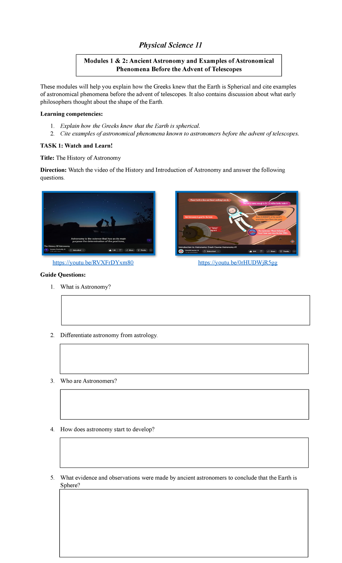 Astronomical Phenomena Before the Advent of Telescopes - It also ...