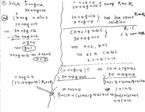 [Solved] Given that the augmented matrix in rowreduced form is ...