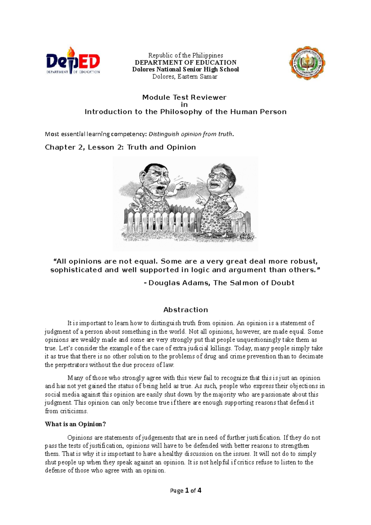 Intro-to-Philo-Chapter-2-Lesson-2 - Republic of the Philippines ...