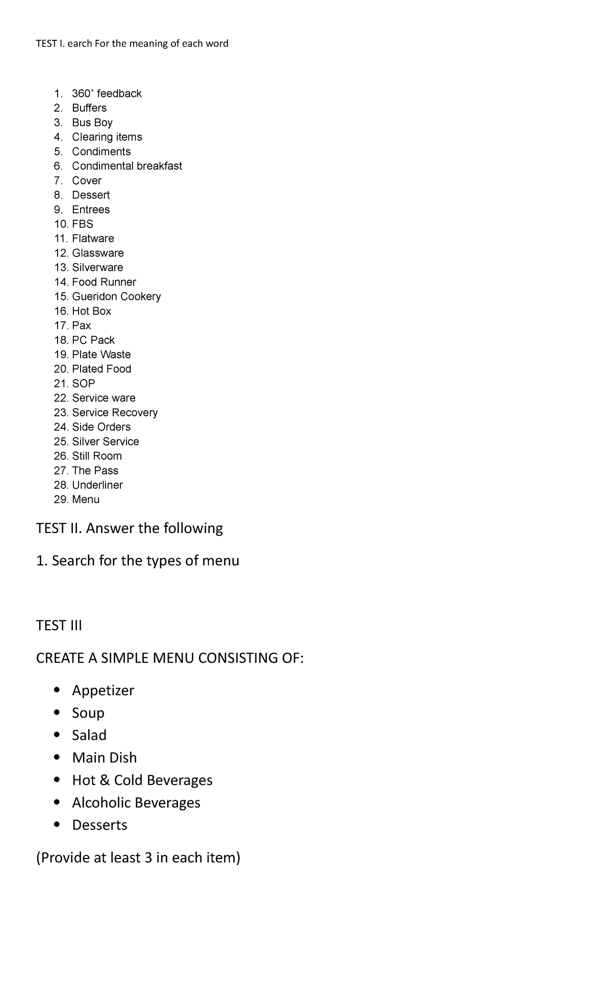 Library - This is about assignments and essays - TEST I. earch For the ...