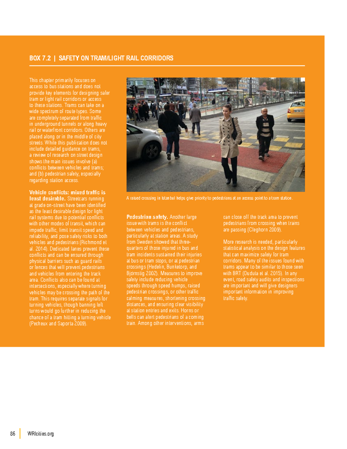 Guidance and examples to promote traffic safety through urban and ...