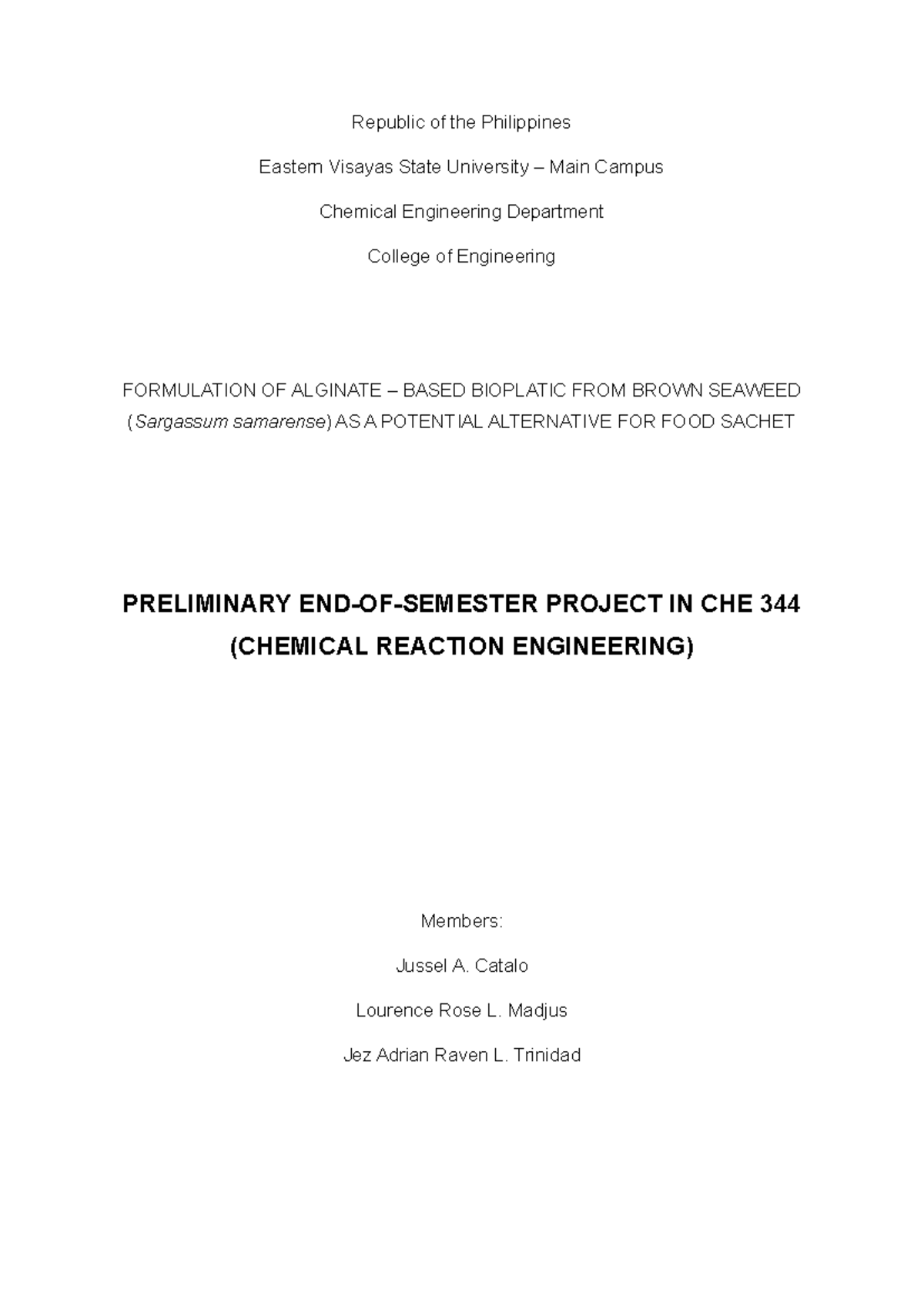 Process Flowchart - Notes. - Chemical engineering - Republic of the ...