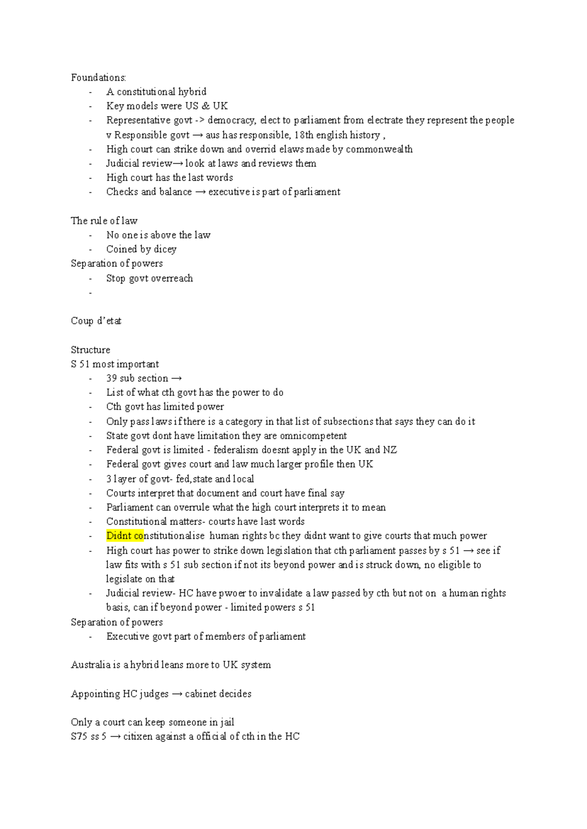 Consititutional Notes - Foundations: A constitutional hybrid Key models ...