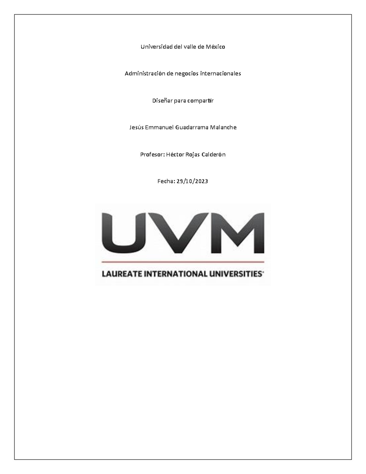 Actividad 4. Modelo circular - Universidad del valle de México ...