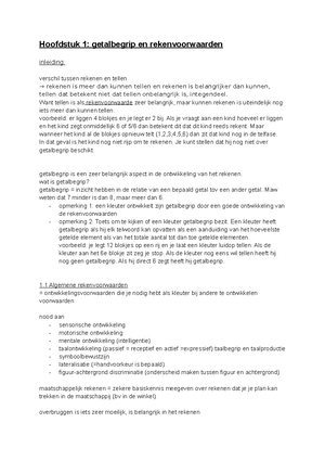 Proces en didactiek van rekenen - Proces en didactiek van rekenen ...