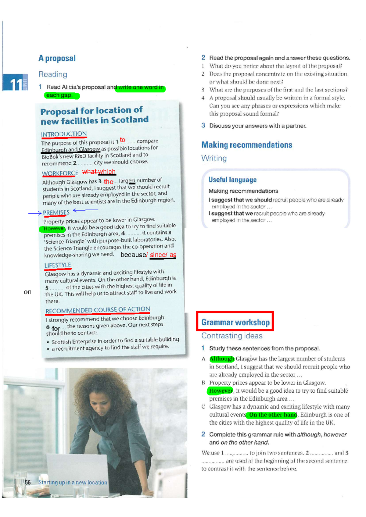 BEC unit 10 - Unidad 10 del libro de Business English para aquellos que quieren preparar el ...