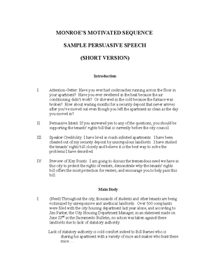 Commemorative sph-assignment overview - SPH 2341- FUNDAMENTALS OF ...