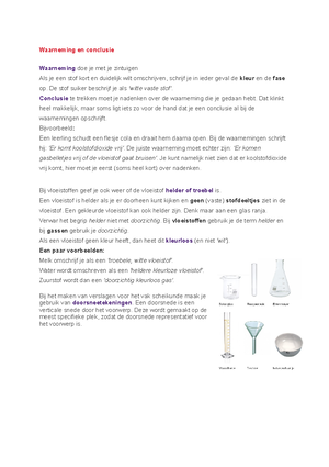 Verslag scheikunde (sp) - Hoe maak je een verslag? Titelblad + titel Bedenk een passende en ...