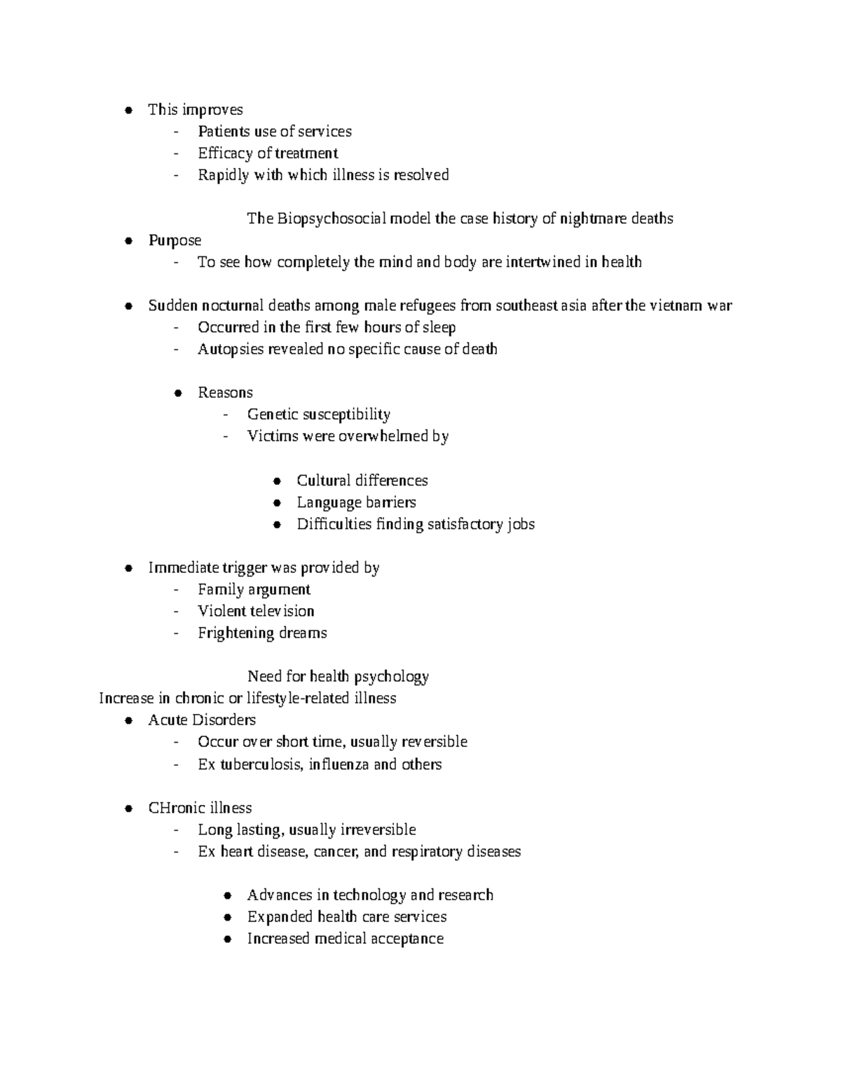 Health notes 3 - Google Docs - This improves - Patients use of services ...
