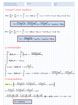 CEE210 cylinder problem - Name: Date: CEE/CNE 210 Statics Subject ...