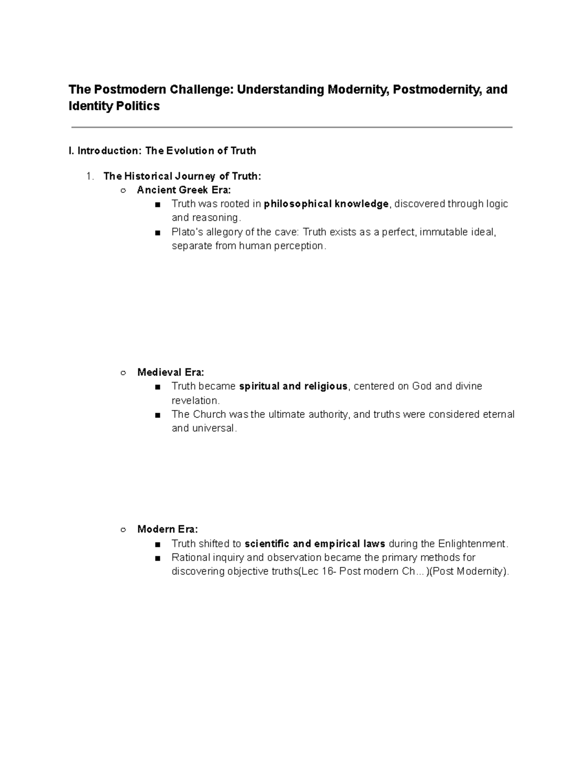POSt Modern Challenge - The Postmodern Challenge: Understanding ...