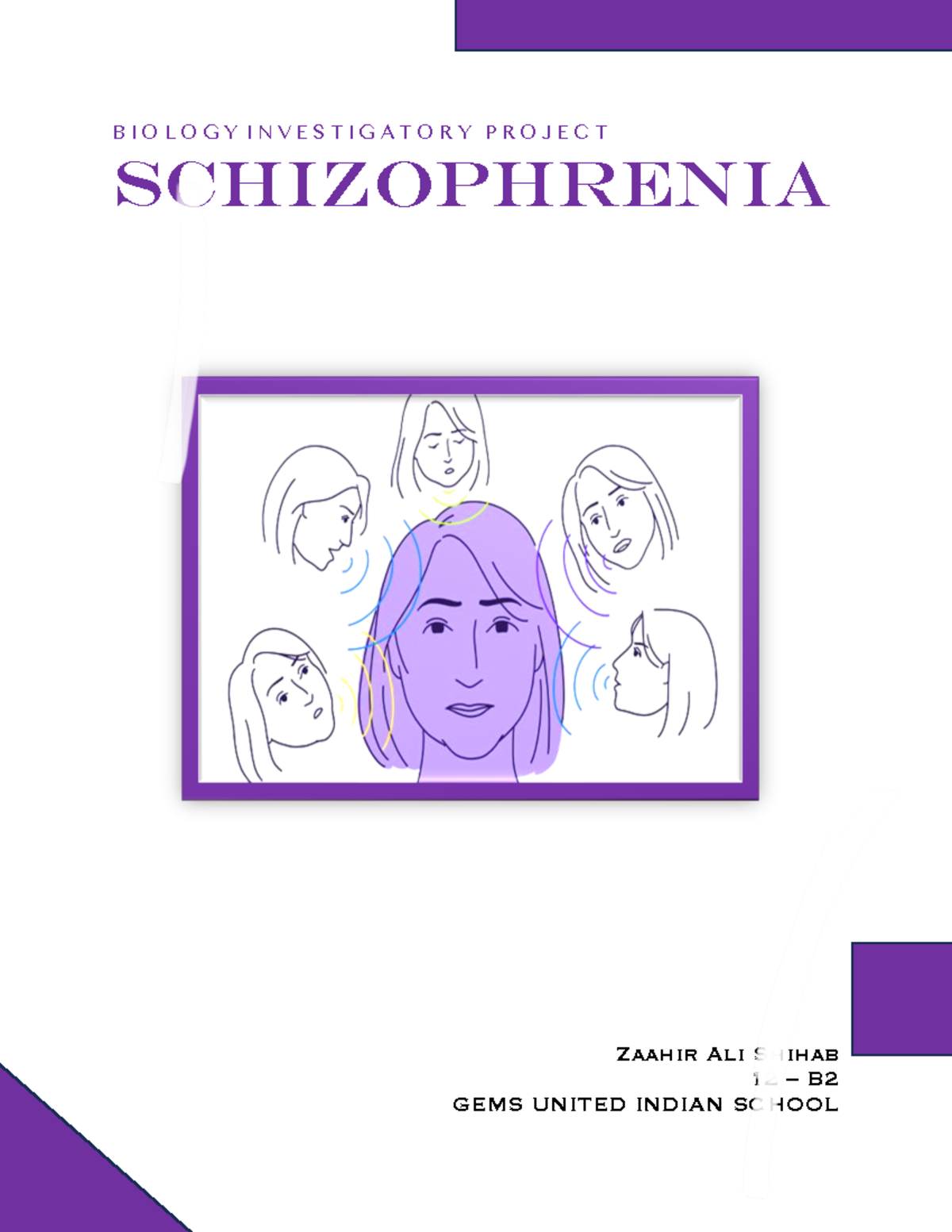 Schizophrenia - rare disease art integration - B I O L O G Y I N V E S ...