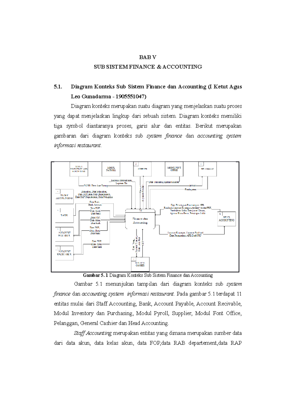 Laporan Sub Modul Finance Accounting FIX - BAB V SUB SISTEM FINANCE ...