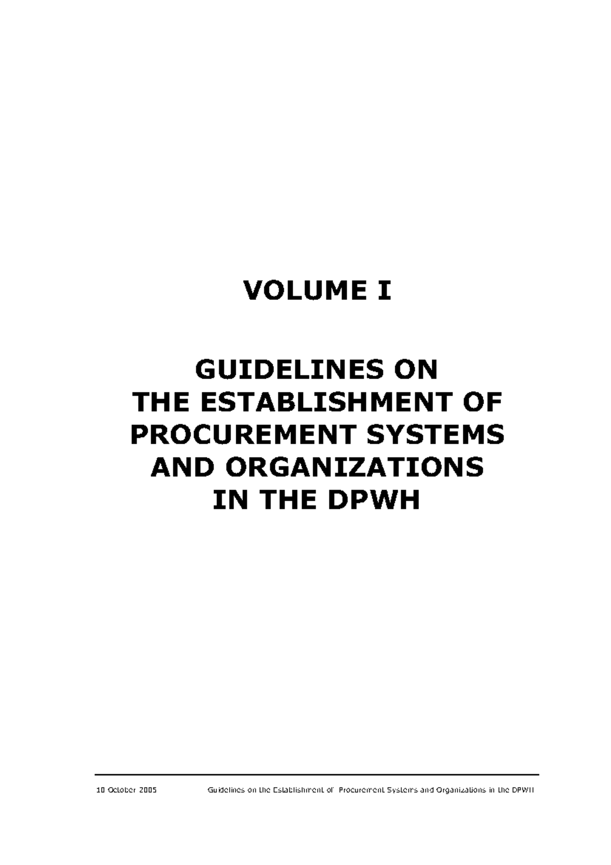1. Dpwh-Blue-Book-Volume-1 - - Studocu