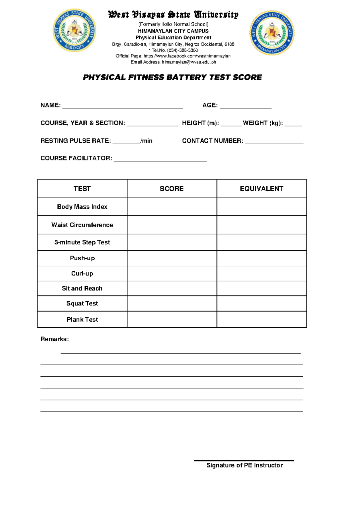 Physical-Fitness-Battery-Test-Score - (Formerly Iloilo Normal School ...