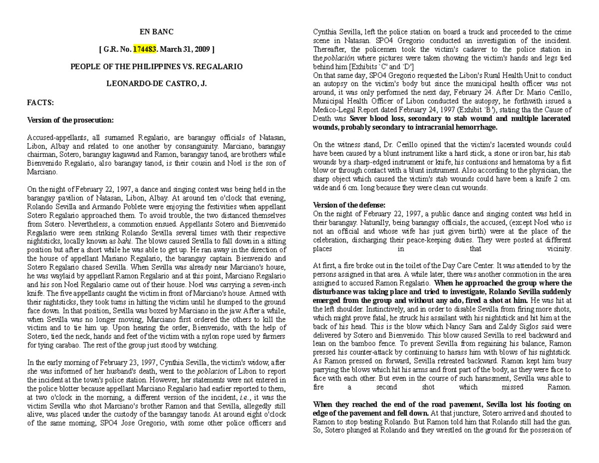 Article 11 - Case Digest - EN BANC [ G. No. 174483. March 31, 2009 ...