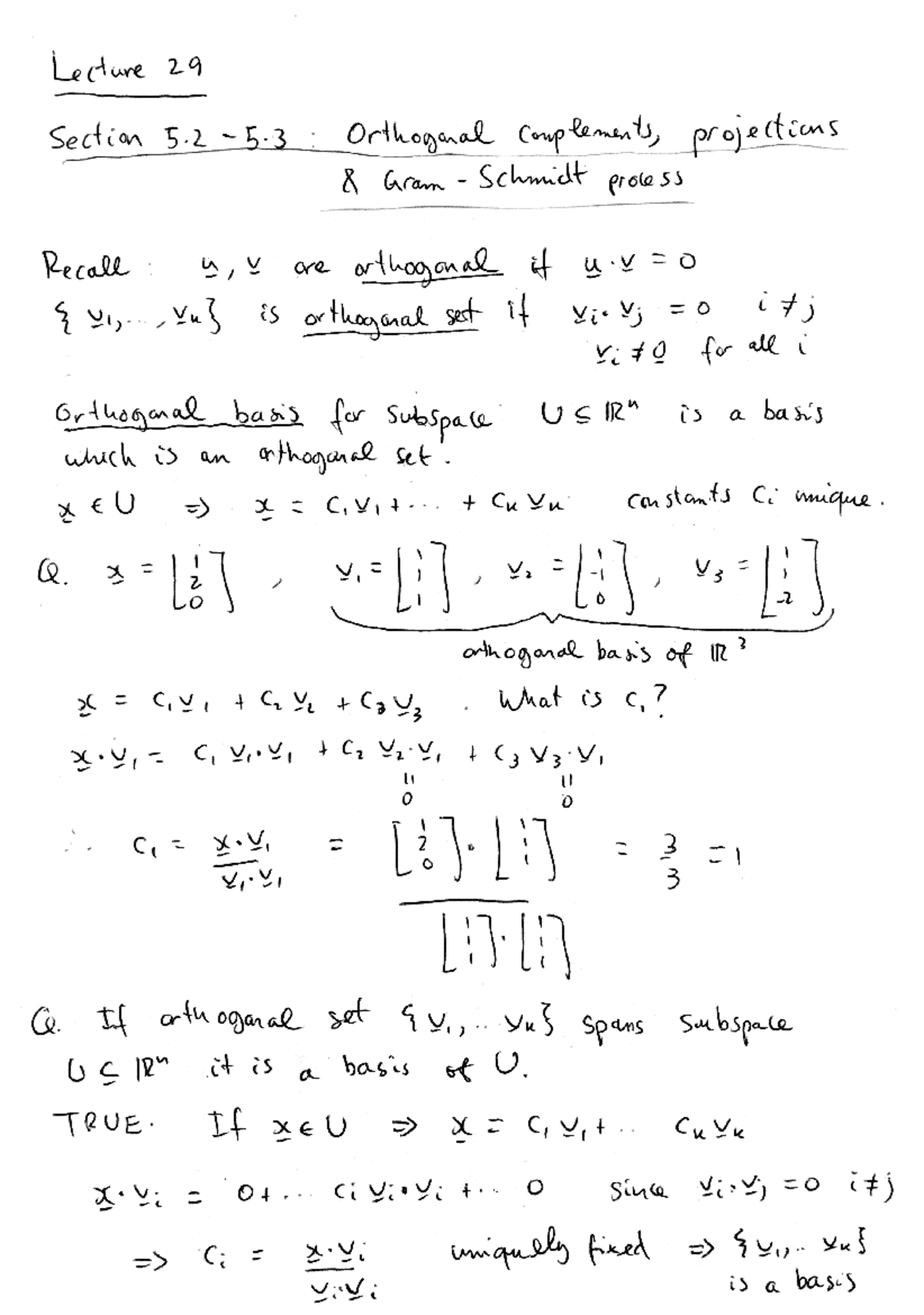 Lecture 29 - notes - MATH08057 - Studocu