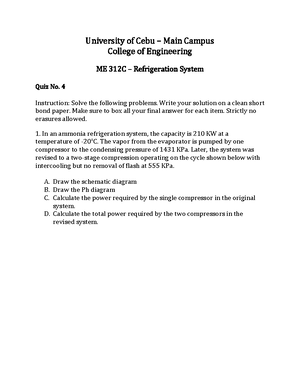 Pdfcoffee - Practice problems - PROBLEM: A pressure gage at elevation 4 m on the side of a ...
