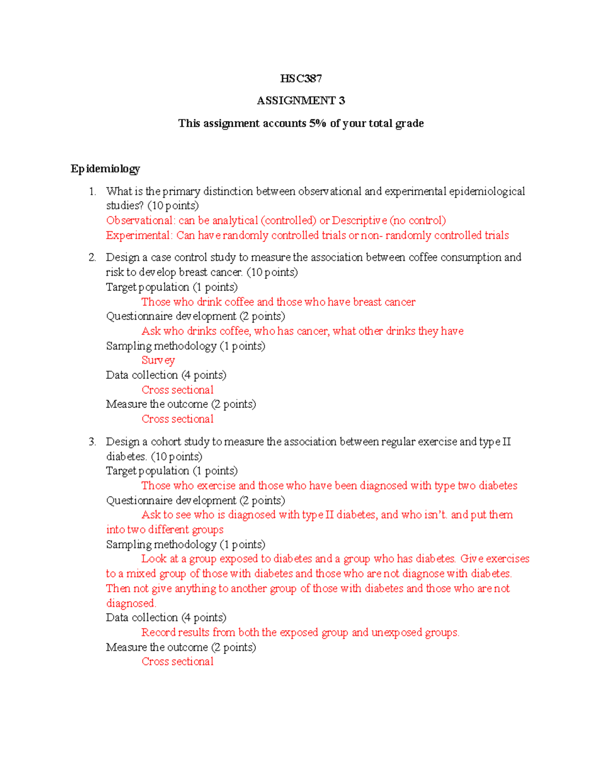 Hsc387 Assignment Iii Lecture Notes Hsc Assignment 3 This Assignment Accounts 5 Of Your