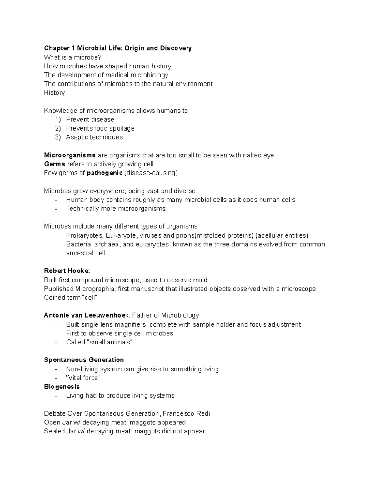 MCBL Notes PT 1 - MCBL 121 - UC Riverside - Studocu