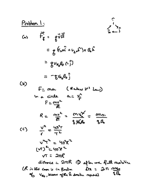 Electricity and magnetism Physics 2 Exam 1 - 8.02 - Studocu