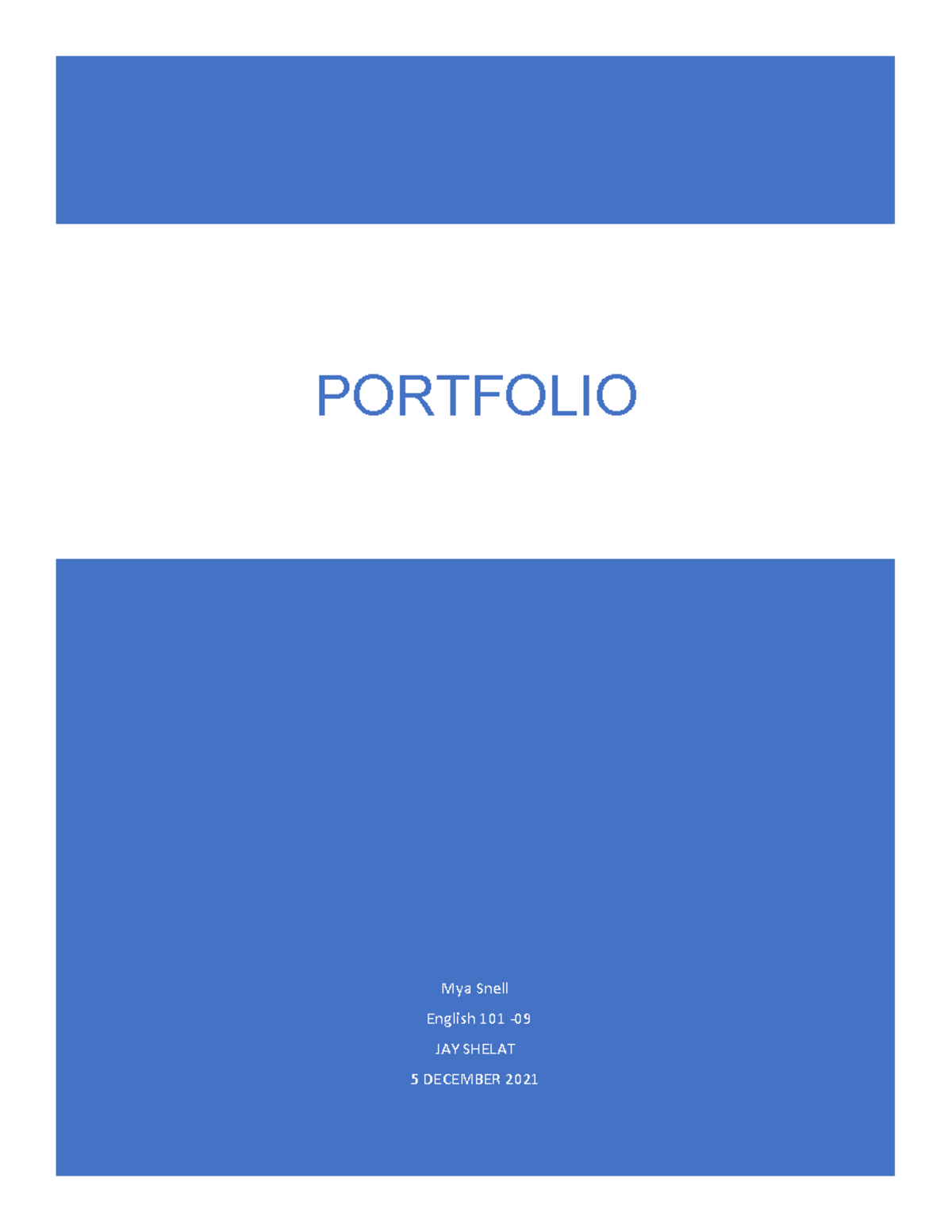 Annotated-Portfolio Template - Mya Snell English 101 - JAY SHELAT 5 ...