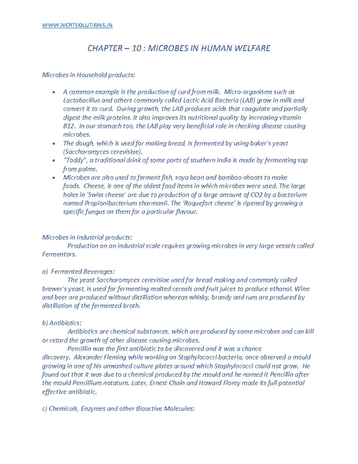 CH10 - Best notes for class 12 students Neet 2023 and so on. Quick ...