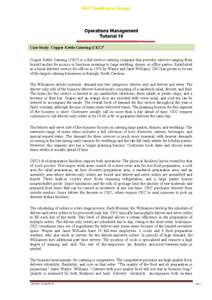 28a2 3 - a2 guideline - Operations Management Assessment Task 2 1 RMIT ...