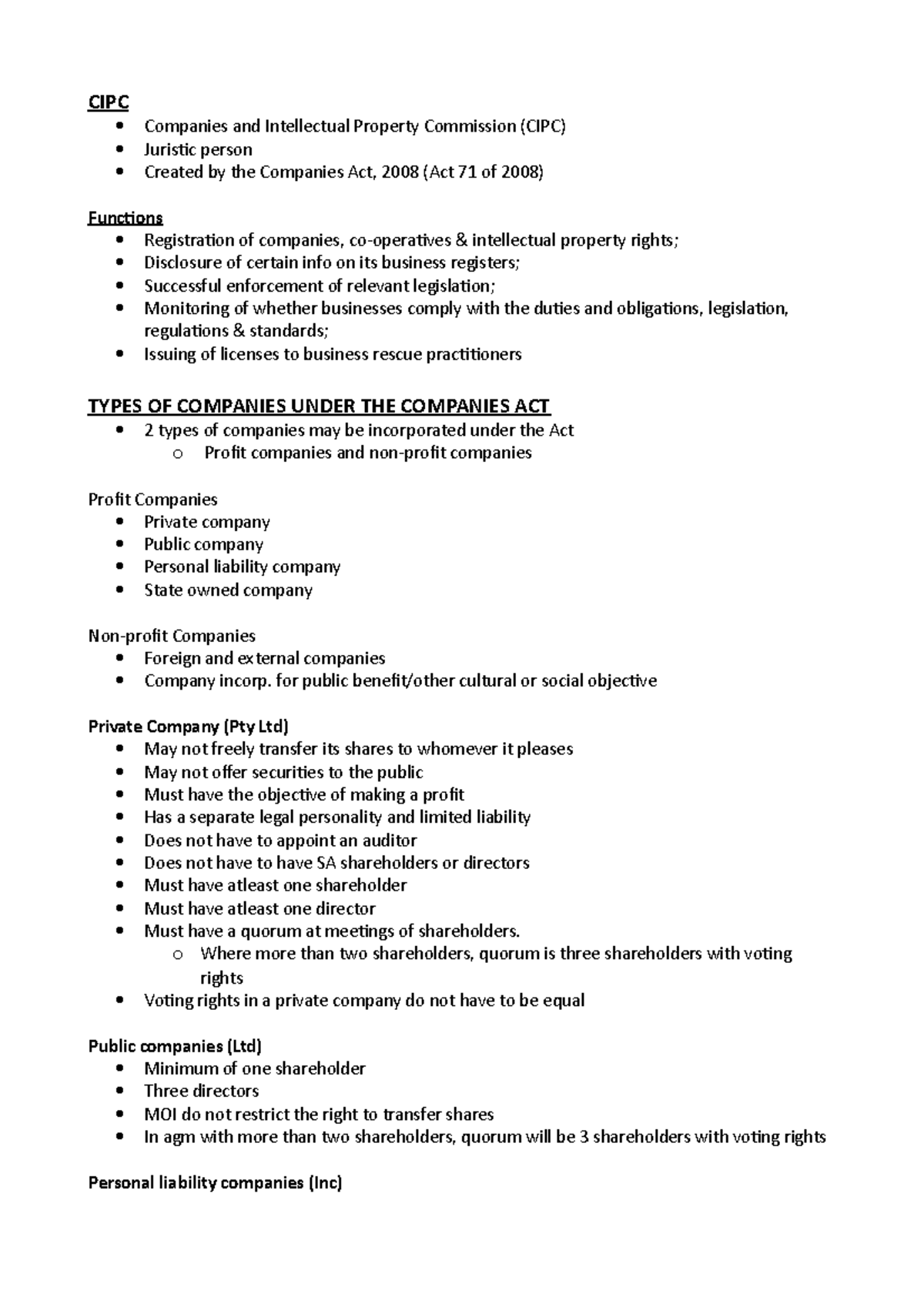 Chapter 26 - CIPC Companies and Intellectual Property Commission (CIPC ...
