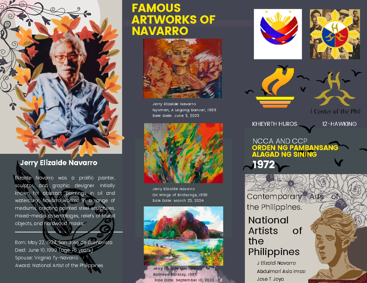 Brown White Professional Museum of Art Trifold Brochure - Jerry ...