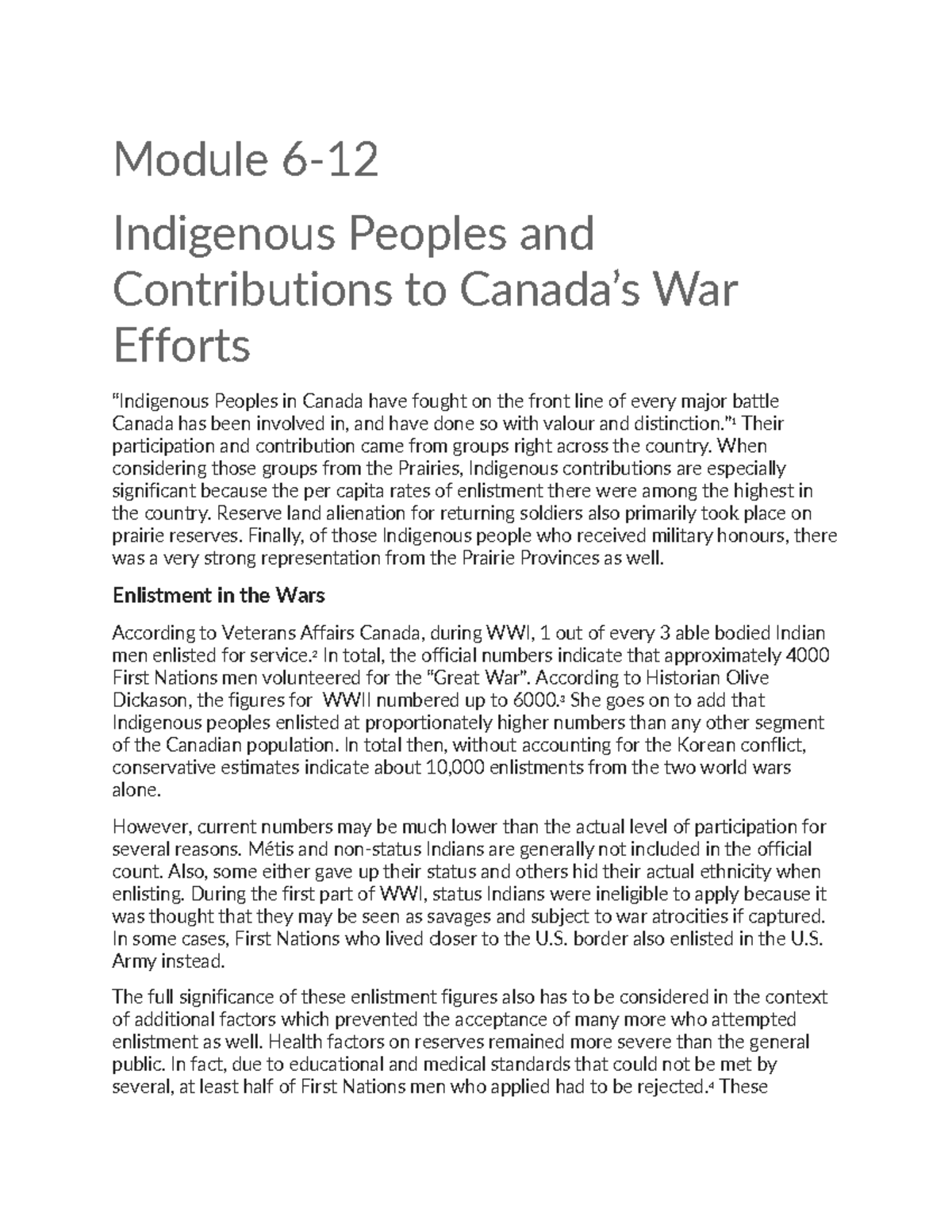 Module 6-12 notes pdf - Module 6- Indigenous Peoples and Contributions ...