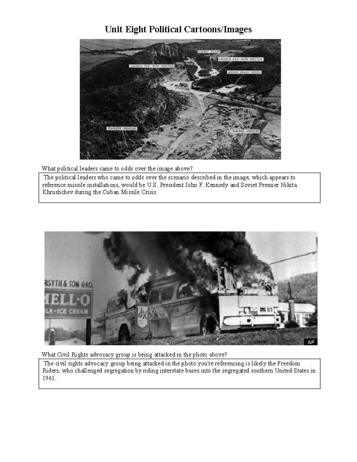 1.8 Unit Eight Political Cartoon Questions-2 - Unit Eight Political ...