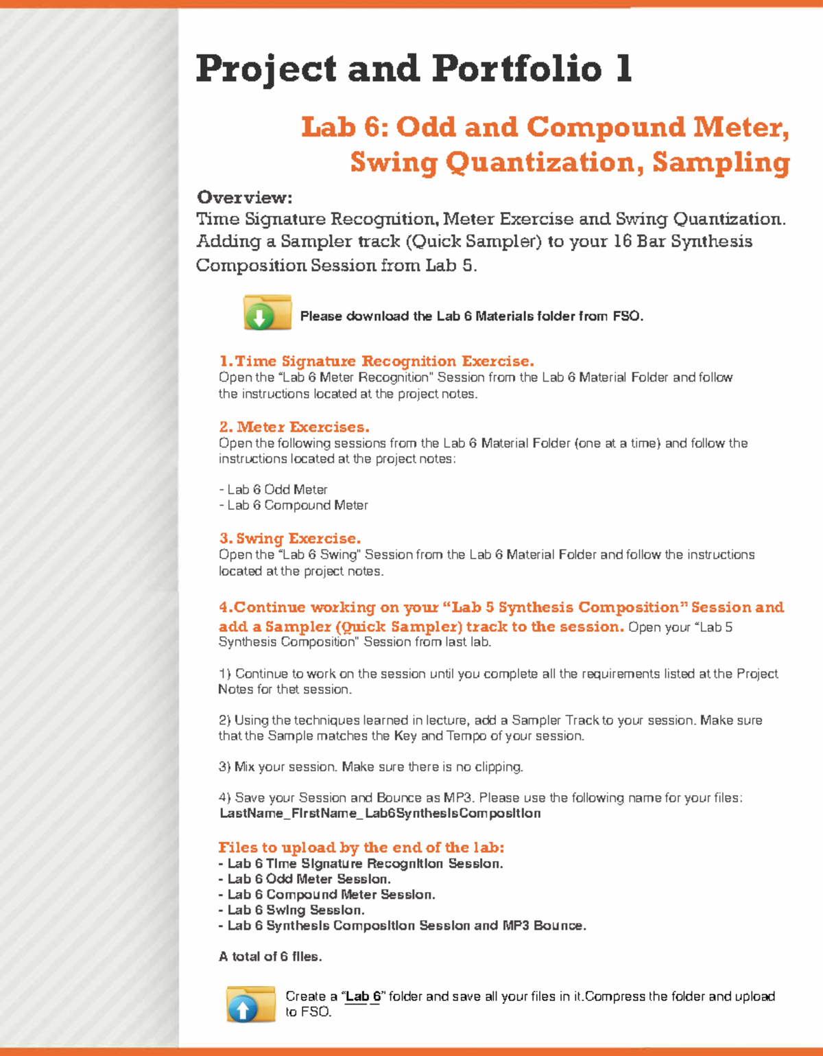 Lab 6 Instructions - AUD119 - Studocu