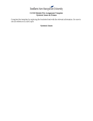 CJ 340 Module Three Assignment Template - 3-2 Assignment Jai L ...
