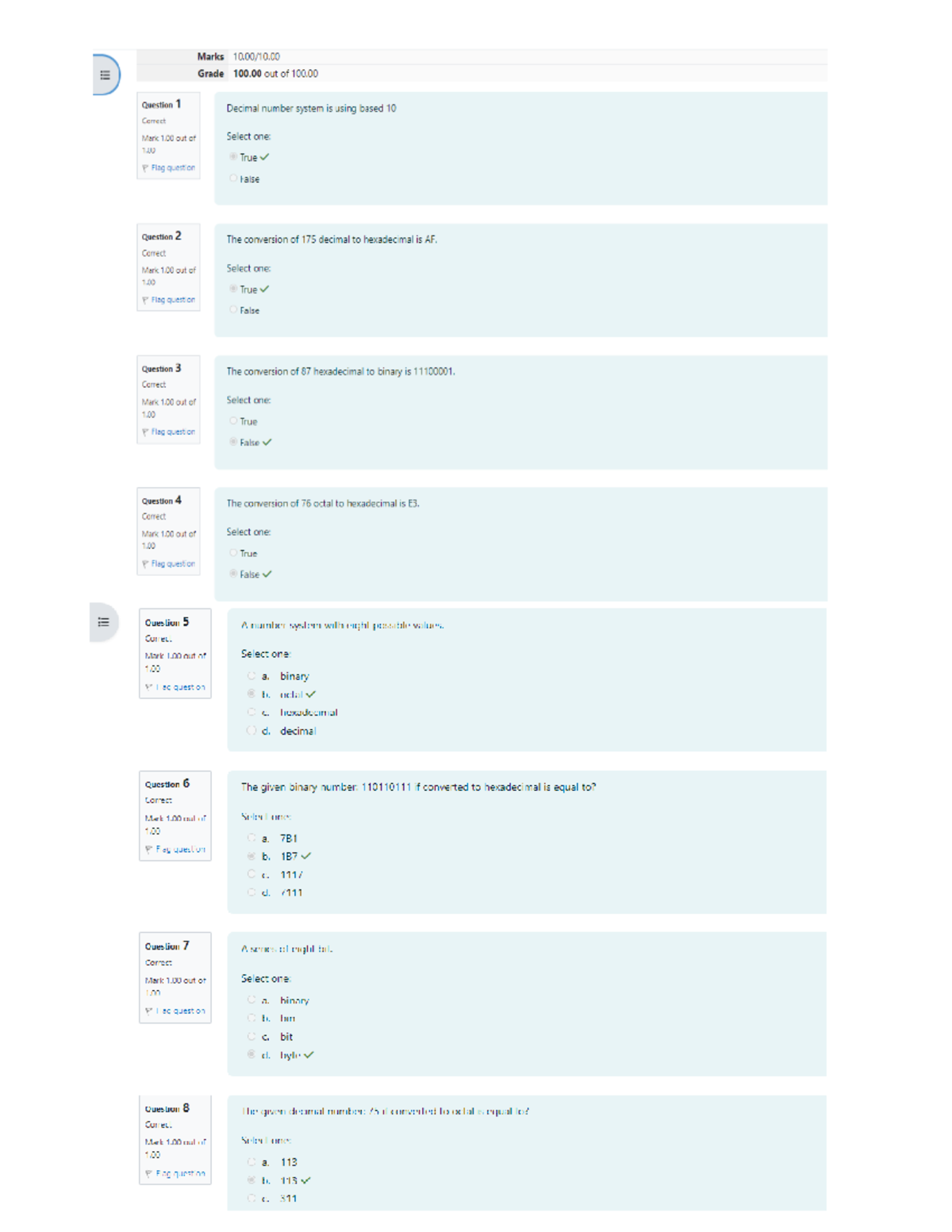 Computing Fundamentals ITE6101 Prelim Quiz 2 - Bachelor of Science in ...