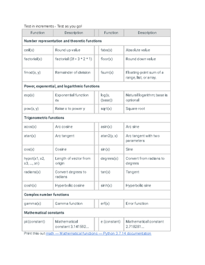 TA Ryan's ENGR 102 Coding Practice Prompts - Code writing problems: These prompts will closely ...