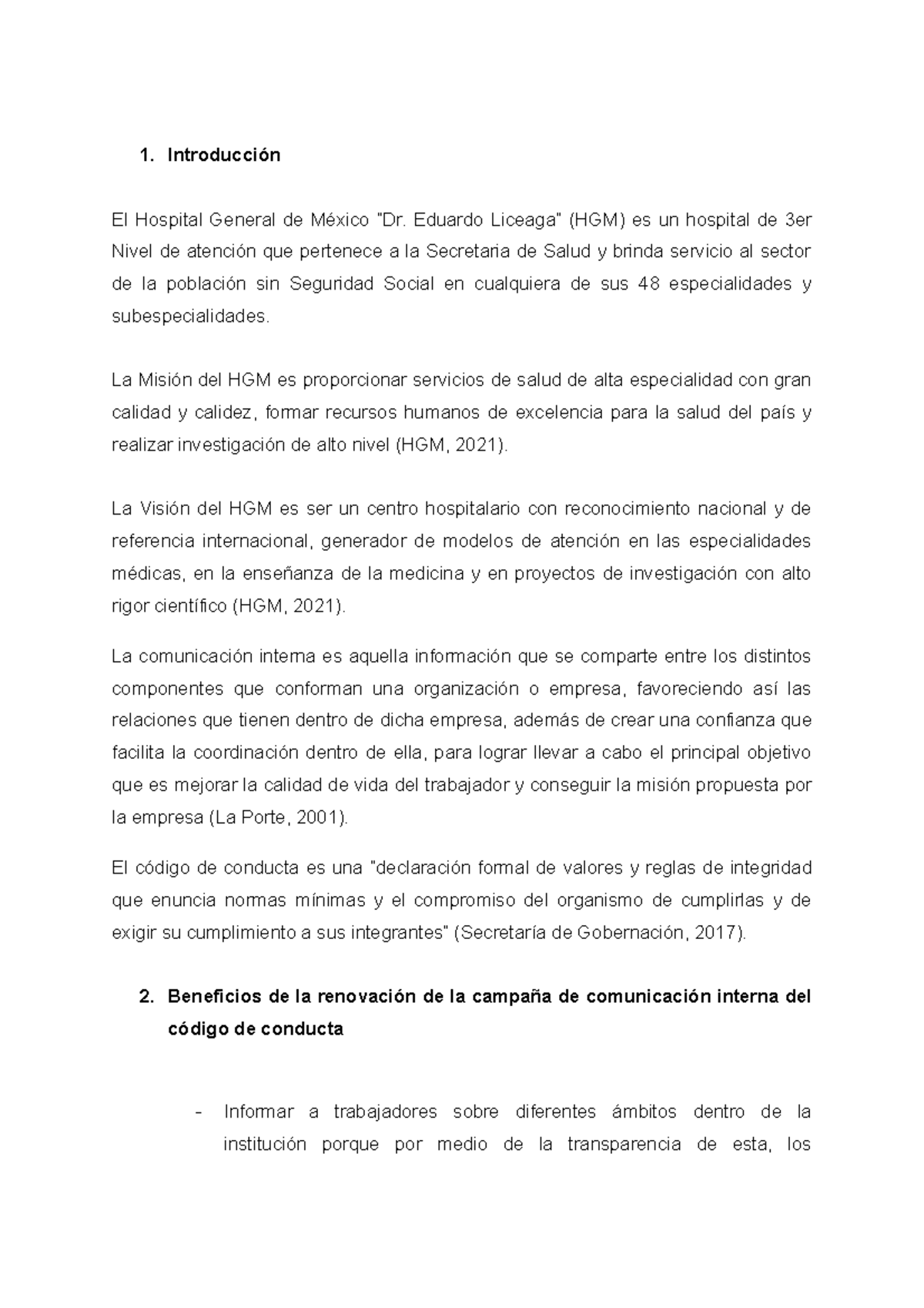 HGM Hospital General DE México - Introducción El Hospital General de ...