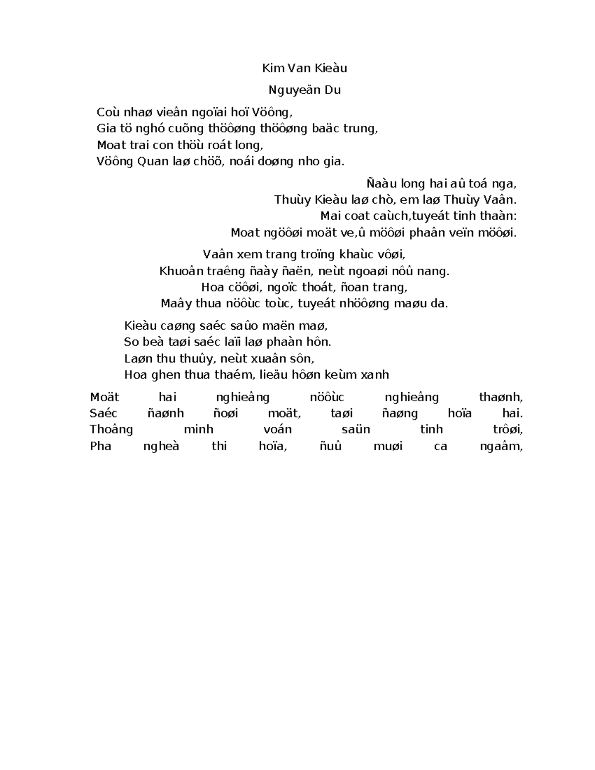 Chuong 4 Thuc Hanh 2 - Tin học văn phòng - Kim Van Kieàu Nguyeãn Du Coù ...