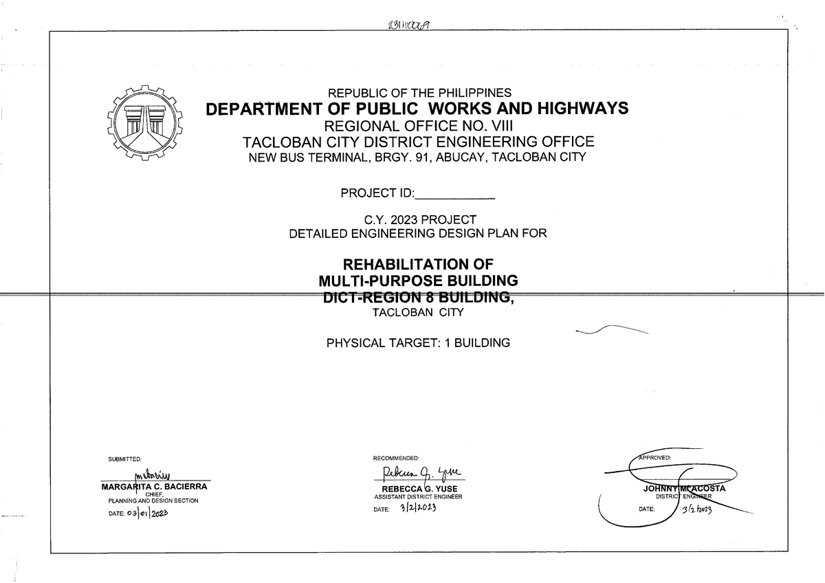 Government Sample Plan - Bachelor of Science in Mechanical Engneering ...