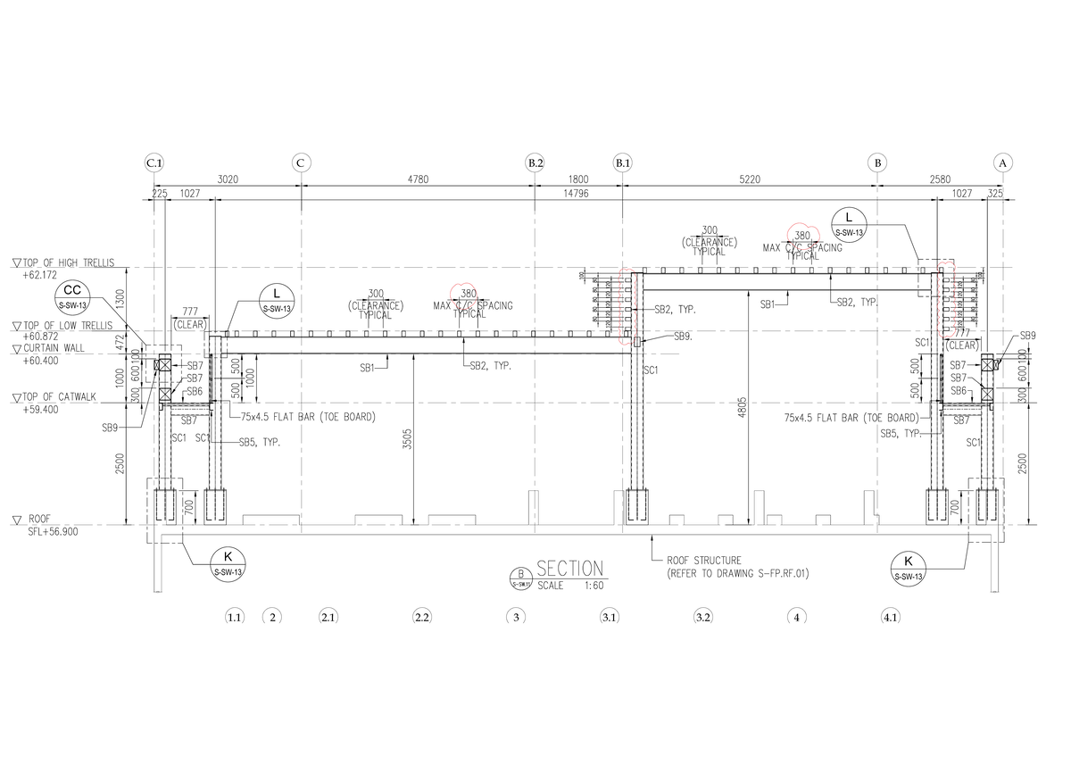 Trellis Section - Civil Engineering Orientation - C C B B B A K S-SW- L ...