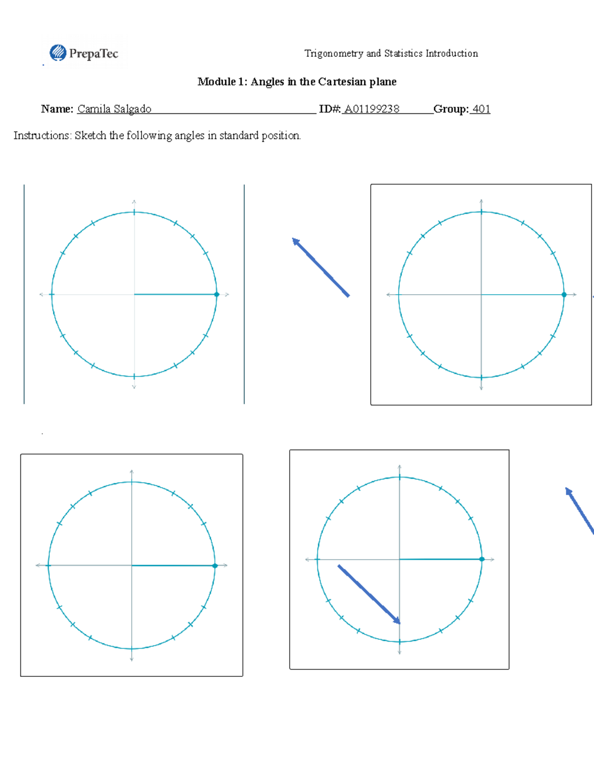 P1 M1 T2 Angles in the Cartesian plane - Module 1: Angles in the ...